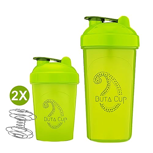 [8 Pack] Protein Shaker Bottle | 4 Large 28 Oz & 4 Small 20 Oz Shaker Bottles with Electric Mixer for Protein Mixes – Shaker Cups for Protein Shakes | Blender Shaker Bottles | BPA–Free & Dishwasher Safe