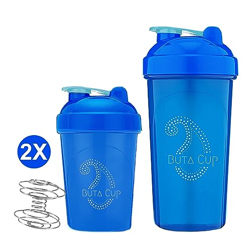 [8 Pack] Protein Shaker Bottle | 4 Large 28 Oz & 4 Small 20 Oz Shaker Bottles with Electric Mixer for Protein Mixes – Shaker Cups for Protein Shakes | Blender Shaker Bottles | BPA–Free & Dishwasher Safe