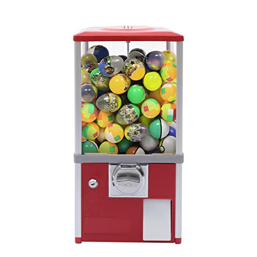 Commercial Vending Machine, Candy Gumball Bubble Gum Machine Bank, Coin Gumball Dispenser Machine for Gift, for Game Stores and Retail Stores