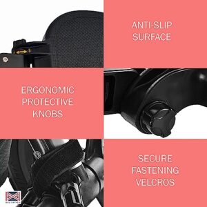 Universal Stroller Board | Stroller Attachment for Toddler to Ride | Stand and Seat Options | Buggy Board for Stroller | Big and Sturdy Wheels