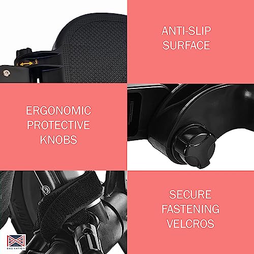 Universal Stroller Board | Stroller Attachment for Toddler to Ride | Stand and Seat Options | Buggy Board for Stroller | Big and Sturdy Wheels