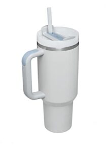 30oz tumbler with handle (light blue)