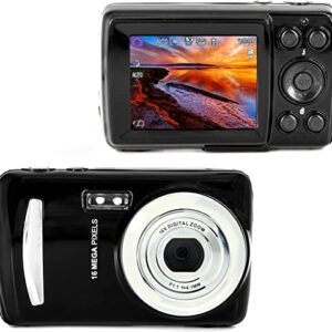 eDealz 16MP Megapixel Compact Digital Camera and Video with 2.4" Screen and USB Cable Black