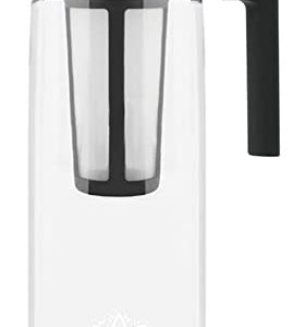 JavaSun Deluxe Iced Tea Maker, Large 2 quarts, Pitcher, Iced Tea Jug, BPA Free