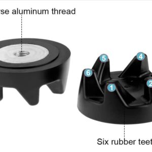 3 Packs SIGRIPEA Blender Coupler for KitchenAid 9704230 Blender Coupling Replacment Parts with 1 Wrench Compatible with KitchenAid WP9704230VP WP9704230