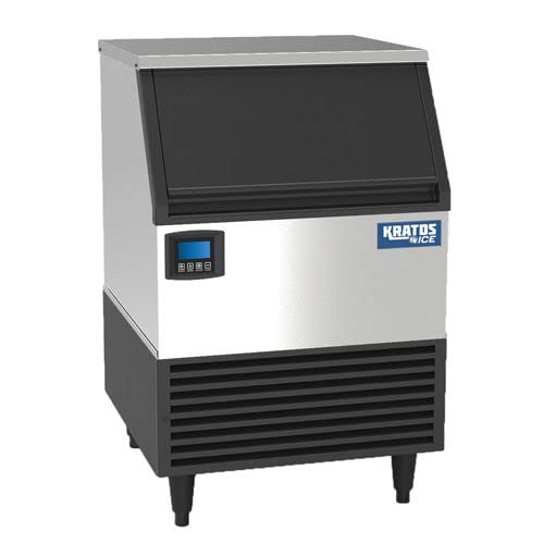 Kratos 69K-908 Full Dice Undercounter Ice Machine, 199 lb. Daily Production, 75 lb. Bin Capacity