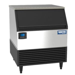 kratos 69k-913 half dice undercounter ice machine, 328 lb. daily production, 100 lb. bin capacity