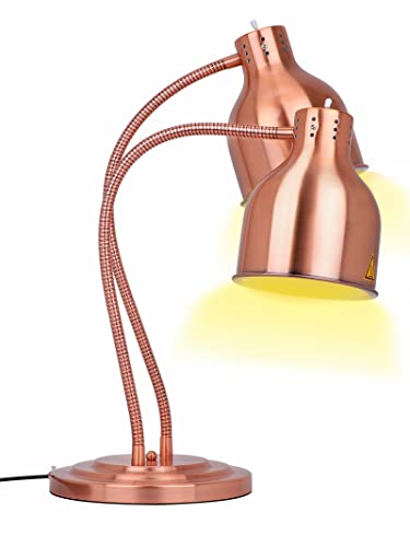 YMJOINMX 220V Food Warmer Lamp Heat Lamp with Bulbs for Food Heating Lamp Commercial Food Buffet Warmer Lamp Restaurant Food Service