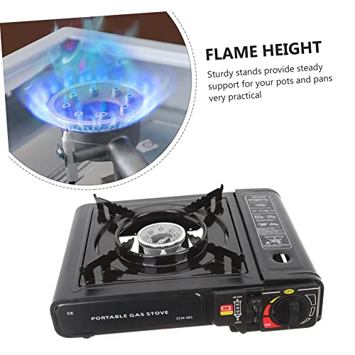 CLISPEED Butane Stove Gas Stove Portable Camping Stove Outdoor Stove Outdoor Gas Stove Butane Burner Outdoor Wok Stove Hiking Stove Compact Stove Reusable Barbecue Stove Portable Wok Stove