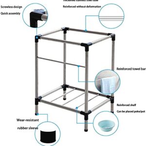 LANADO Kitchen sink, stainless steel sink for laundry, simple household laundry sink with faucet, suitable for hotel restaurant kitchens