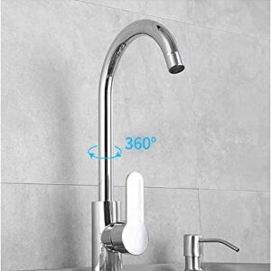 LANADO Kitchen sink, stainless steel sink for laundry, simple household laundry sink with faucet, suitable for hotel restaurant kitchens