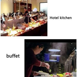 FUNNYBSG Food Warmer Lamp Food Heat Lamp Warmer Buffet Table Lamp Buffet Exhibition Heating Conservation Lights