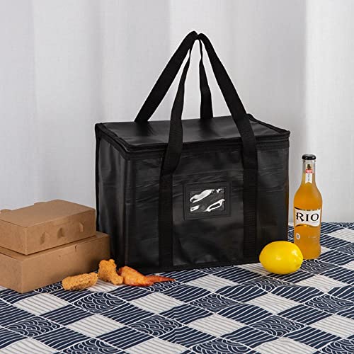 Andy's Orchids 28L Cooler Bags, Warm Cold Bag, Thermal Insulation Package Portable Food Cold Drink Ice Pack Picnic Lunch Bag, Food Delivery Insulated Bags Pizza Takeaway Thermal Warm Cold Bag