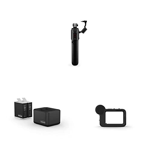 GoPro Volta - Official GoPro Accessory & Dual Battery Charger + 2 Enduro Batteries (HERO11 Black/HERO10 Black/HERO9 Black) & Media Mod (HERO11 Black/HERO10 Black/HERO9 Black)