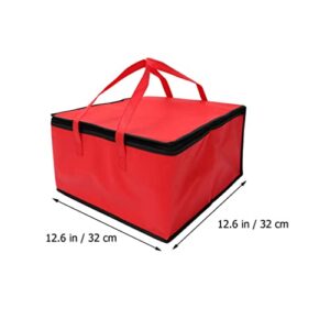 Kichvoe Backpack Organizer Insulated Food Delivery Bag Large Pizza Delivery Bag Insulated Grocery Shopping Bag Reusable Bag Thermal for Hot and Cold Food Transport