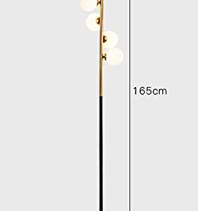 N/A LED Living Room Standing Lamp Bedside Lights Home Deco Lighting Glass Ball Fixtures Nordic Bedroom Floor Lamps