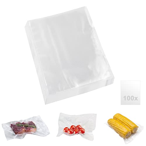 100 Pieces Vacuum Sealer Bags Size 9.8 * 7.8 Inches, for Food Saver, Bpa Free, Prevent Puncture, Vacuum Seal Freezer Bags Sous Vide Bags, Perfect for Food Vacuum Storage or Sous Vide Cooking…