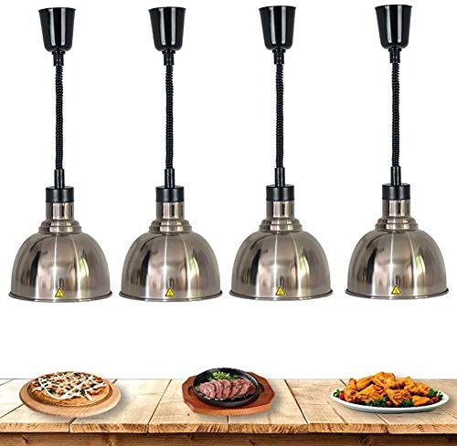 Parties Buffet, Food Heat Lamp Kitchen Light Buffet Server Food Warmer Metal Chandelier, 4 Pack For Food Foods From Acquisition of Cold Restaurant Facilities