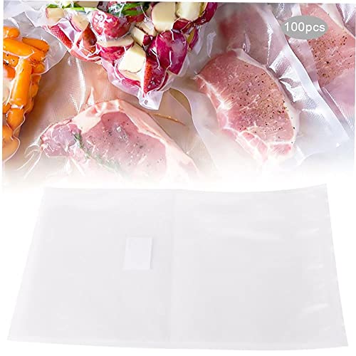 Keep Your Fresher for Longer with 100 Oil-Resistant Vacuum Sealer Bags (25cm) Compatible with Vacuum Sealer Machine Sous Vide Bags Vacuum Seal Rolls Containers and Accessories