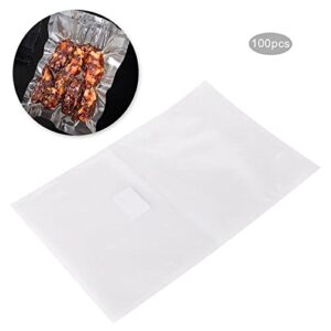 Keep Your Fresher for Longer with 100 Oil-Resistant Vacuum Sealer Bags (25cm) Compatible with Vacuum Sealer Machine Sous Vide Bags Vacuum Seal Rolls Containers and Accessories