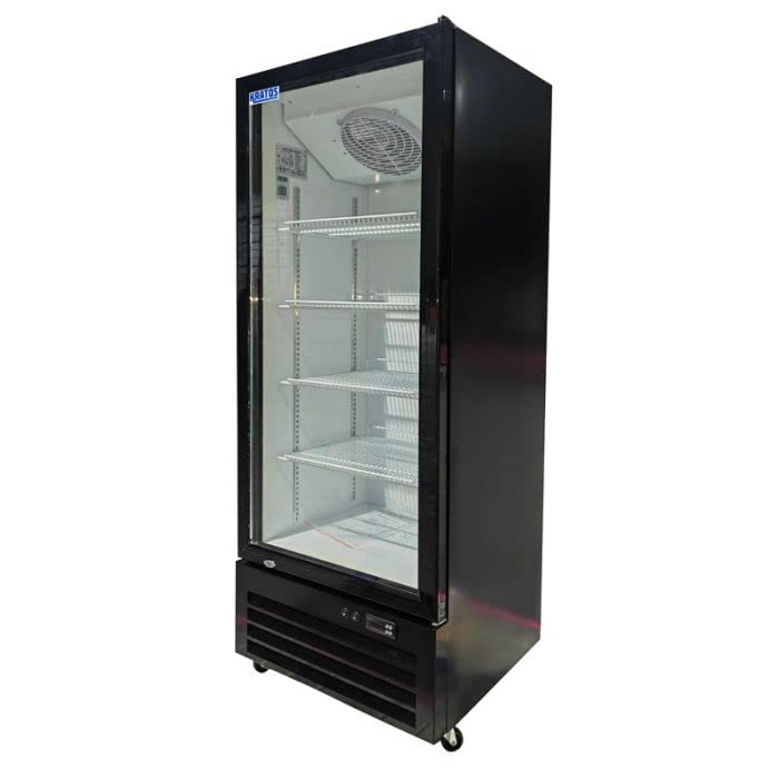 Kratos 32M-001 Glass Door Refrigerated Merchandiser, 4 Shelves, 8.9 Cu. Ft.