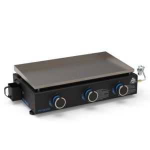 PIT BOSS 10961 3-Burner Tabletop Gas Griddle, Black