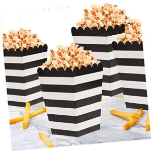 ULTECHNOVO 96 Pcs Popcorn Boxes Popcorn Box Snack Container Cupcake Toppers Cupcakes Containers Party Popcorn Containers Popcorn Treat Boxes Movie Theater Popcorn French Fries Boxes Hat