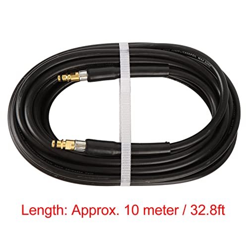 High Pressure Water Hose, Standard Interface No Leakage Easy Installation Drain Hose Maximum 5800PSI 10 Meters for Electric or Pneumatic er