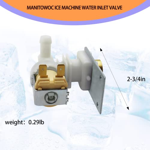 2023 Upgrade 040003579 33129042 Ice Machine Water Inlet Valve Assembly（OEM）115/120V 60Hz 5W For Manitowoc Ice Machine Parts 2-Year Warranty