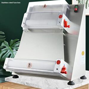 Commercial Dough Roller Sheeter, 600W Pizza Dough Roller Sheeter, 15" Electric Pizza Press Making Machine, 370W Automatically Pasta Maker Machine for Pizza Bread and Pasta