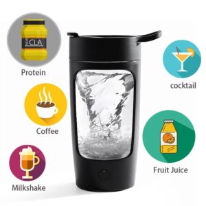 Electric Shaker Bottle, Blender Bottles, Made with Tritan - BPA Free - Portable Mixer Cup/USB Rechargeable Shaker Cups for Protein Shakes and Meal Replacement Shakes, 22 oz