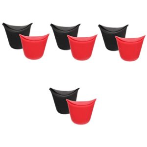 bestonzon 8 pcs popcorn popcorn bucket mini treat boxes cake containers mini cake containers snack bowl folding popcorn boxes french fries holder french fries boxes cookie cake candy box