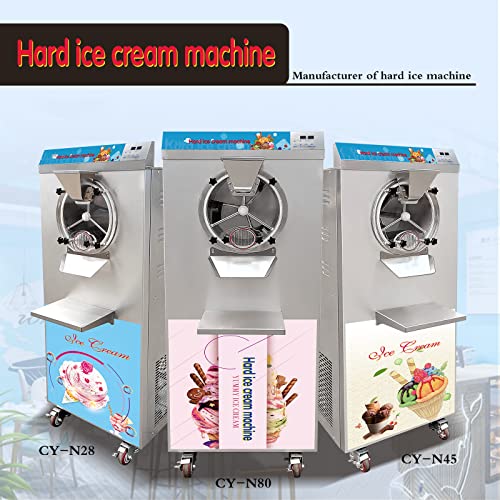 Mvckyi 10L/2.64 Gal Cylinder Gelato Maker Hard Ice Cream Machine for Commercial use, 40L/H