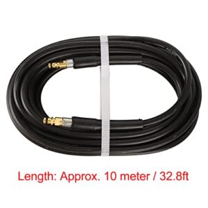 High Pressure Washing Hose, Drain Hose No Leakage Easy Installation Standard Interface 10 Meters for Electric or Pneumatic er