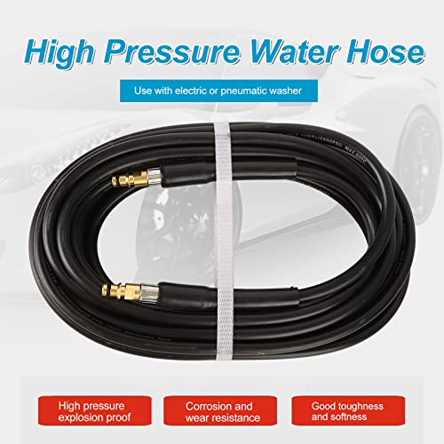 High Pressure Washing Hose, Drain Hose No Leakage Easy Installation Standard Interface 10 Meters for Electric or Pneumatic er