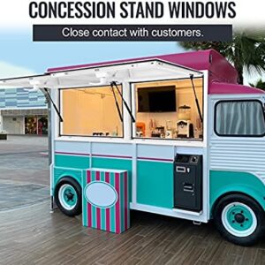 Concession Stand Serving Window Door - Concession Awning Door for Food Trucks *Glass Not Included,36''W X 24''H