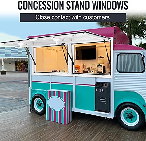 Concession Stand Serving Window Door - Concession Awning Door for Food Trucks *Glass Not Included,36''W X 24''H