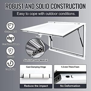 Concession Stand Serving Window Door - Concession Awning Door for Food Trucks *Glass Not Included,36''W X 24''H