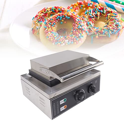 Commercial Electric Donut Making Machine Commercial Donut Making Machine Gentle Polishing Intelligent Bar Heating for Bakery (US Plug 110V)