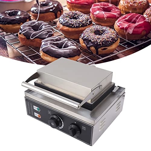 Commercial Electric Donut Making Machine Commercial Donut Making Machine Gentle Polishing Intelligent Bar Heating for Bakery (US Plug 110V)