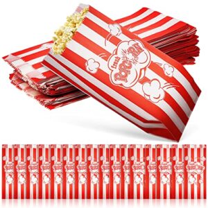 callaron popcorn bag 100 pcs popcorn container bags popcorn bags paper popcorn bags for popcorn bars, movie nights, concessions small popcorn bags