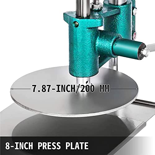 HACSYP Pizza Dough Press Machine, Household Pizza Pastry Press Maker, Stainless Steel Dough Roller Dough Sheeter Pasta, Sheeting Bread Molder Pie Crust