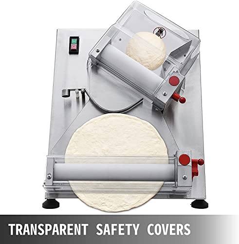 Pizza dough press, Electric Commercial Pizza Roller Sheeter, Automatic Dough Press Machine, Pasta Maker Making 5s/ Dough