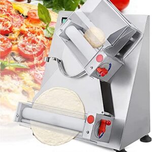 Pizza maker, 370W Automatic Commercial Pizza Dough Roller Sheeter, Electric Dough Press Machine, Making 5s/ Dough, for Rolling Various Dough