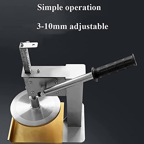 HACSYP Pizza Dough Press, Manual Stainless Steel Pizza Forming Machine, Pastry Press Machine, Dough Press for Commercial or Family