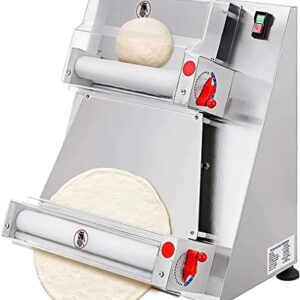 HACSYP Pizza Press, 370W Pizza Dough Roller Sheeter Machine, Automatic Commercial Dough Sheeter Maker, Household Pizza Dough Tools