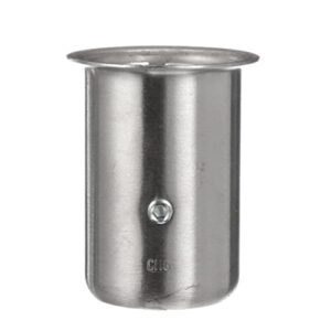 component hardware stainless steel leg socket - 1-5/8" x 3-1/4" h