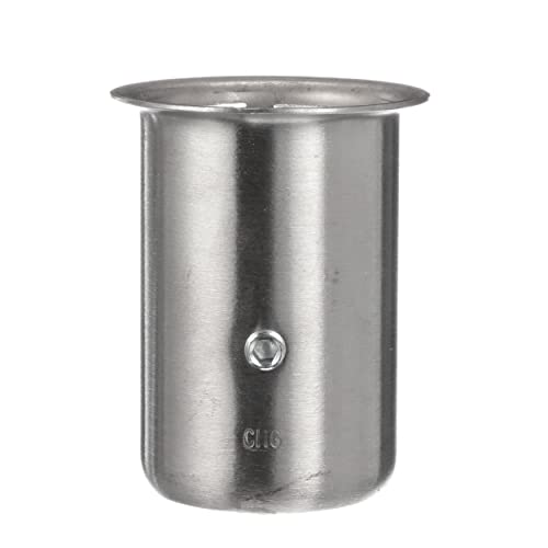 Component Hardware Stainless Steel Leg Socket - 1-5/8" x 3-1/4" H