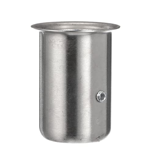 Component Hardware Stainless Steel Leg Socket - 1-5/8" x 3-1/4" H