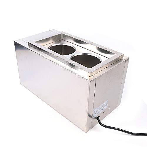 Electric Pasta Cooker Commercial Noodles Cooking Machine 2 Holes Pasta Pot Noodles Cooker with 2 Basket Macaroni Vegetable Dumpling Cooker